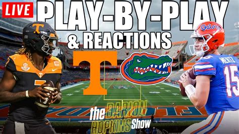 11 Tennessee Volunteers Vs Florida Gators CFB Week 3 Live Reactions