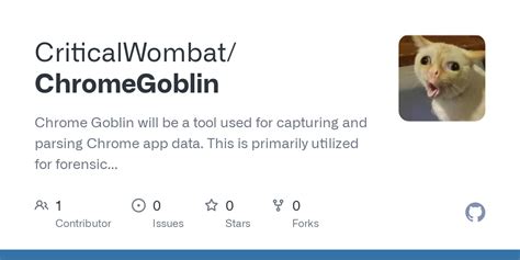 Github Criticalwombatchromegoblin Chrome Goblin Will Be A Tool Used