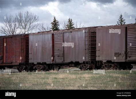 Tracks Railroad Boxcars