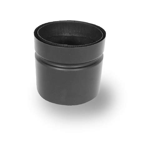 Metalbest Dsp8ca Black Dsp 8 Stove Pipe Universal Chimney Adapter