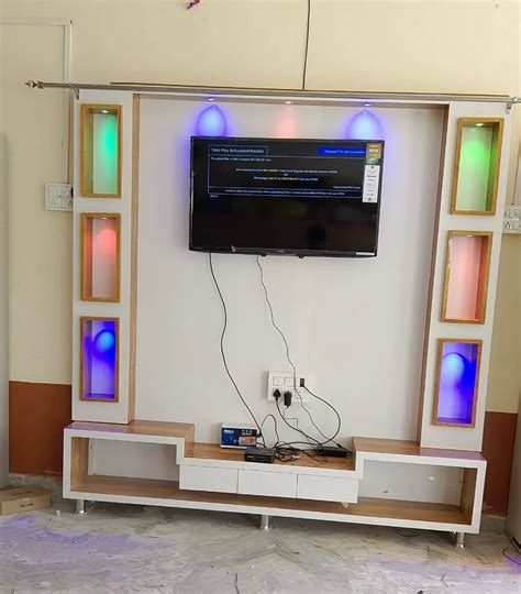 Floor Mount White Pvc Tv Cabinet At ₹ 949sq Ft Maninagar Ahmedabad