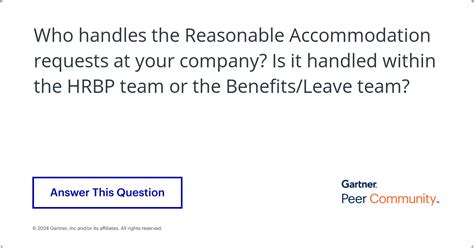 who handles the reasonable accommodation requests at your company is