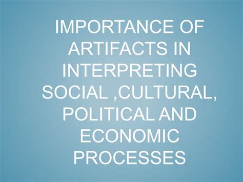 artifacts pptx