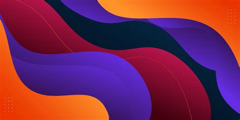 Trendy Premium Colorful Wavy Abstract Background With Soft Pink Orange Purple Gradient In The