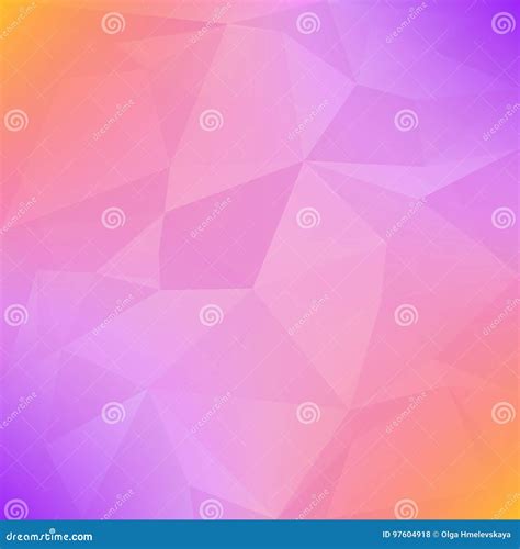 Abstract Gradient Triangle Background Stock Vector Illustration Of Crystal Mobile 97604918