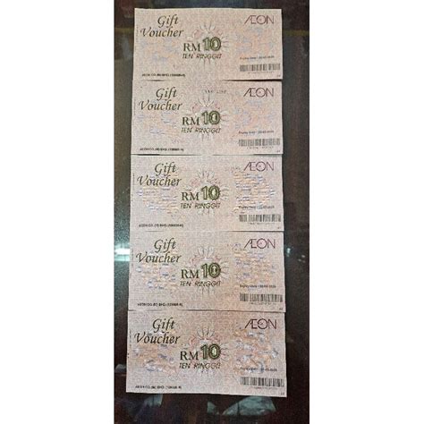 Aeon T Voucher Rm10 Shopee Malaysia