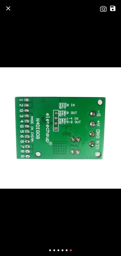 8ch входвыход Uart Rs485 Modbus Rtu Controller Plc расширение плата д 25 уе Прочая