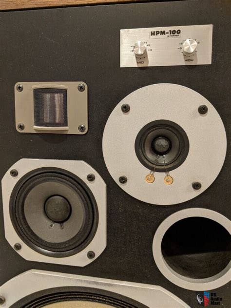 Vintage Pioneer HPM 100 Speakers In Nice Condition Photo 4205559 US