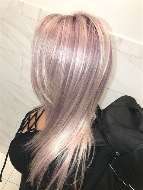 Lilac Toner On Platinum Blonde Toner For Blonde Hair Platinum Blonde Hair Lilac Hair