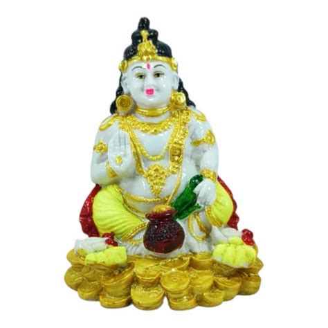 Polyresin Kuber Ji Statue Resin Handcrafted Masterpieceblessings Of