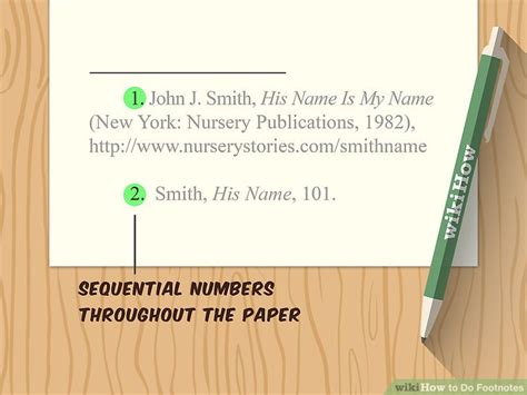 4 Ways To Do Footnotes Wikihow