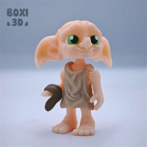 🤡 Dobby Flexi Articulated Cute Print In Place・ 3d File For 3d