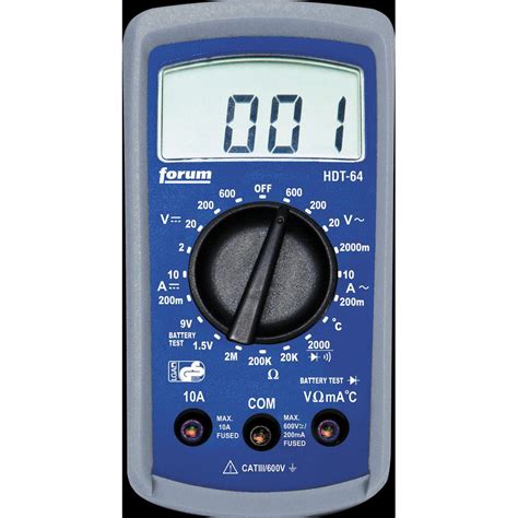 Forum Professional Solutions Digital Multimeter 2 600v In Case Digitec