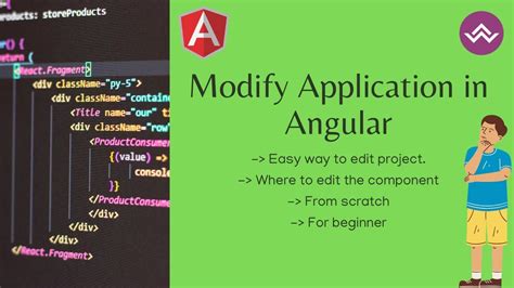 How To Modify Of Angular Application Angular Latest Tutorial Youtube