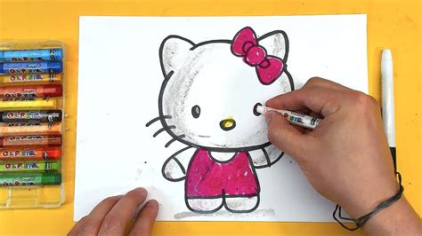 Как нарисовать лицо Hello Kitty
