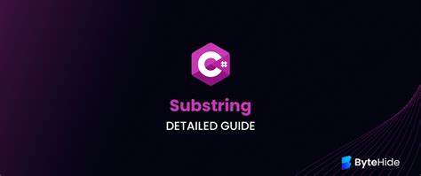 How To Use Substring In C A Detailed Guide Dev Community