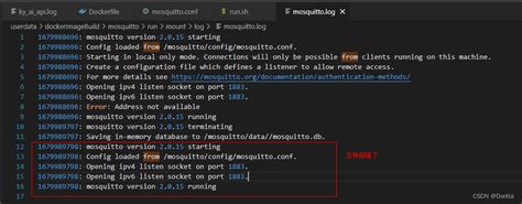 Docker镜像eclipse Mosquitto容器日志报错：error Address Not Available（mosquitto