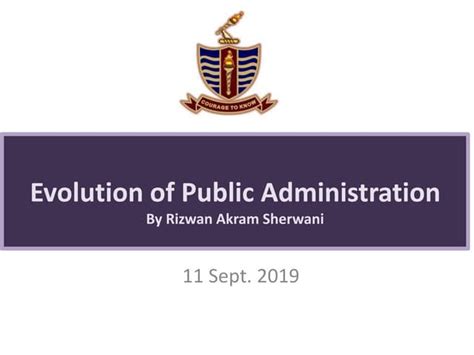 Introduction To Public Administration Pptx
