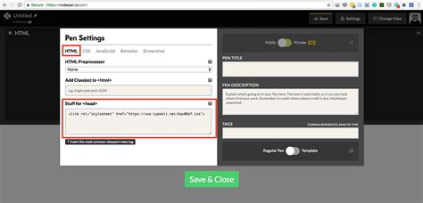 Usar Fontes Da Web Com O Codepen