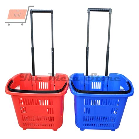 Aristo Plastic Shopping Basket With 2 Wheels At Rs 890piece Plastic