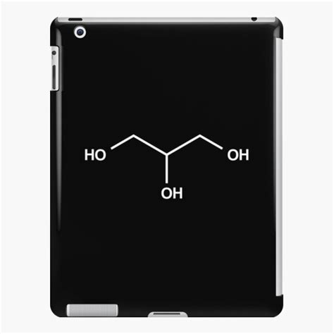 Funda Y Vinilo Para Ipad «estructura De La Molécula Química De Glicerol De Girih Redbubble