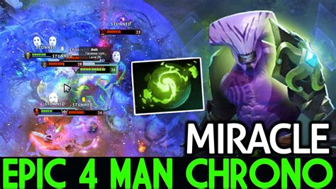 MIRACLE Faceless Void 4 Man Chrono Comeback Hard Game Dota 2 YouTube
