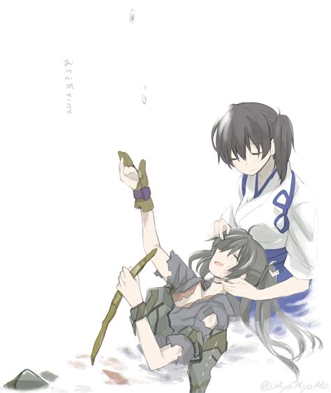 Kaga And Zuikaku Kantai Collection Drawn By Myama Danbooru