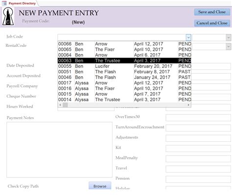 Ms Access One Form For Entering Modifying Information For Multiple