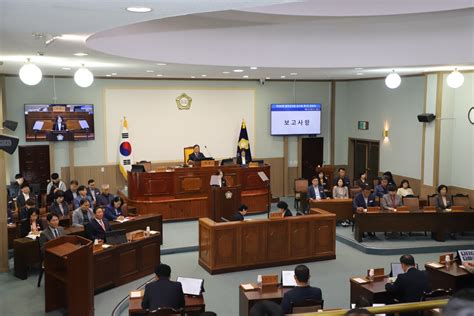 함안군의회 제306회 임시회 개회의원발의 조례안 6건 심의