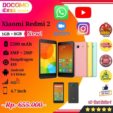 Jual CUCI GUDANG PROMO HP Handphone Xiomi Xiaomi Redmi Android G Murah Second Seken Bekas COD