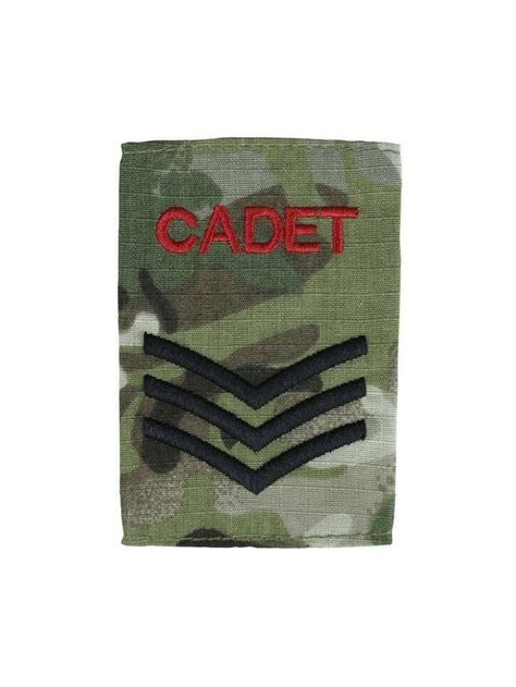 Militaria Surplus And Equipment British Army Cadet Sergeant Rank Slide