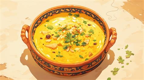 Premium Vector Rajasthani Dal Baati Churma And Traditional Cuisine