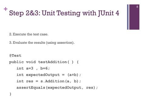 Ppt Introduction To Junit Powerpoint Presentation Free Download Id