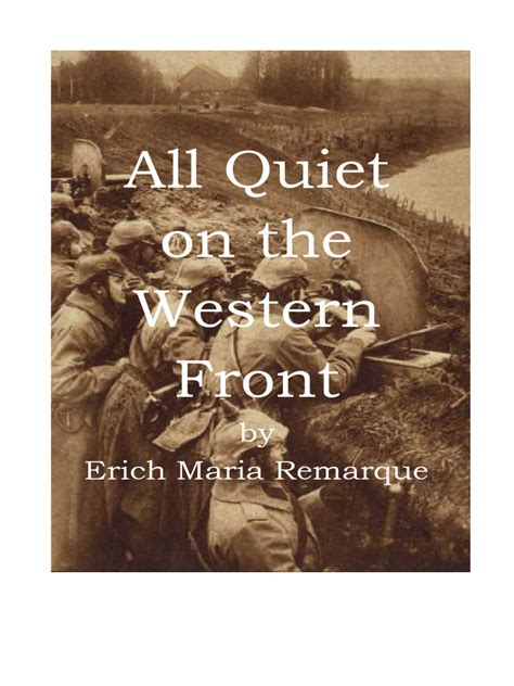 All Quiet On The Western Front Pdf