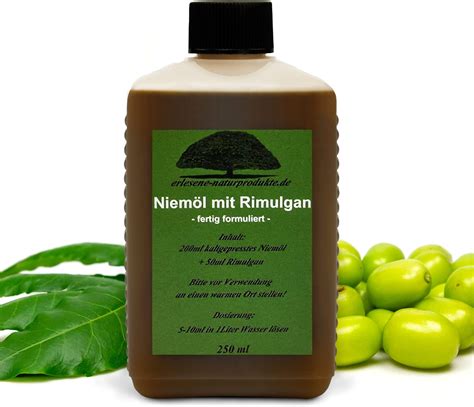 erlesene naturprodukte Neemöl Niemöl mit Rimulgan Emulgator