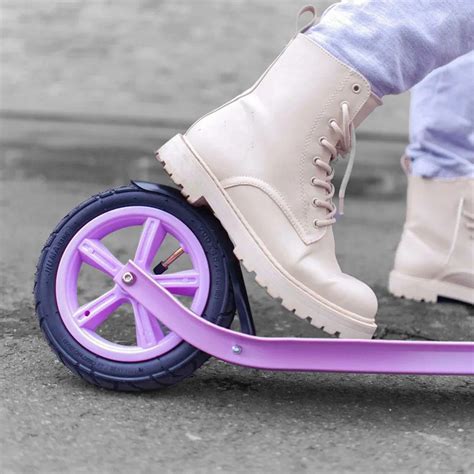Összecsukható Roller Story Civic Comfort Felfújható Kerekekkel Lila