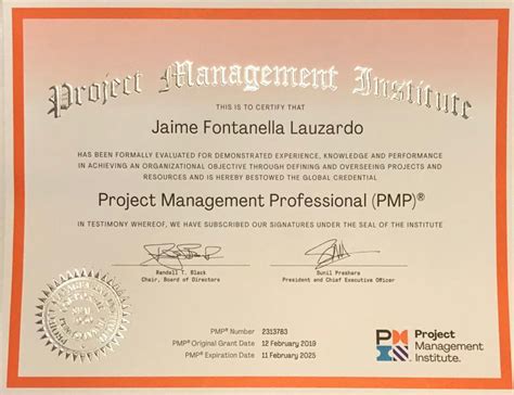 Jaime Fontanella P Eng Pmp® M Sc On Linkedin I Just Received My