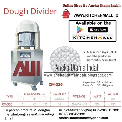 Jual Mesin Pembagi Adonan Dough Divider Dan Rounder Getra CM 336 Di Lapak Hendra Lim Bukalapak