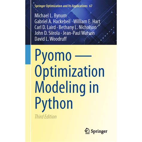 Jual Pyomo ― Optimization Modeling In Python Kab Bogor Buku