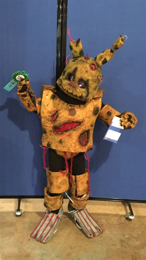 Springtrap Costume Fnaf Costume Fnaf Cosplay Diy Costumes Goofy