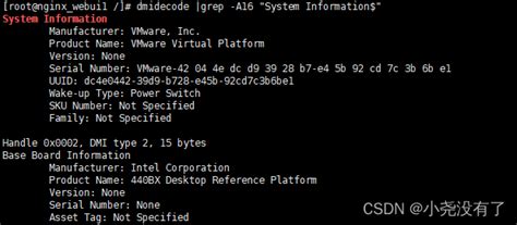 linux查看服务器硬件网卡cpu型号内存bios、主板型号信息 linux查看主板型号 csdn博客