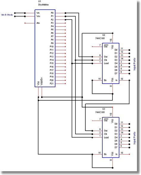 Two Daisy Chained 74hc165 Cant Detect Several Button Presses At Once