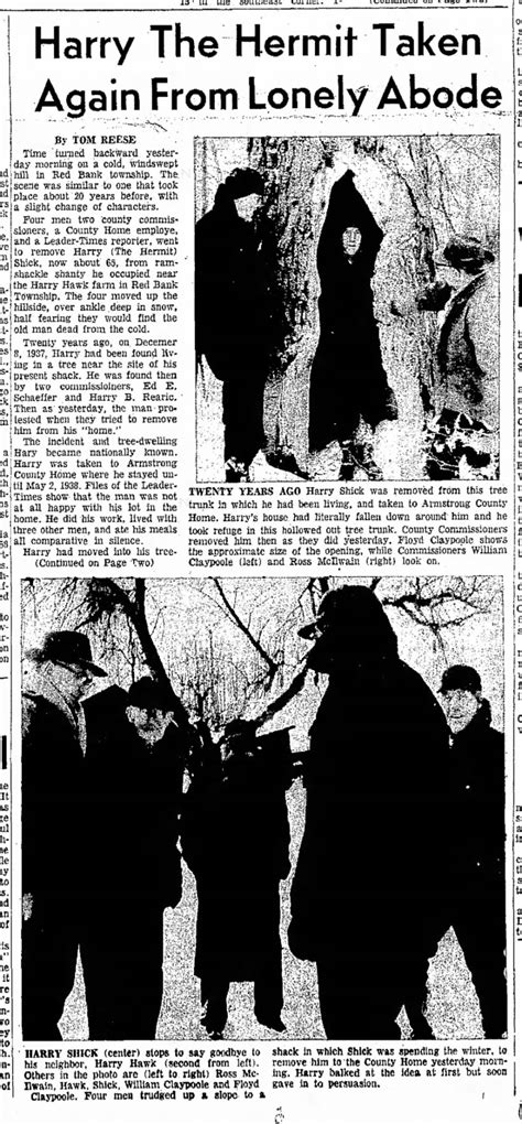 Shick Removed From Tree 1958 ™