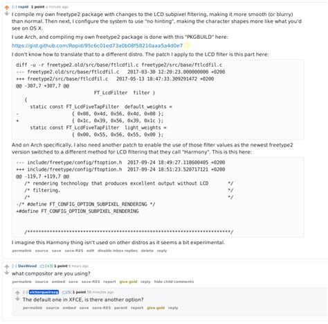 Bad Font Rendering In Xfce Rlinuxquestions