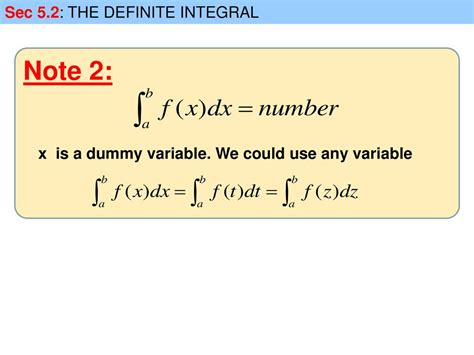 Definition Sec 5 2 The Definite Integral Ppt Download