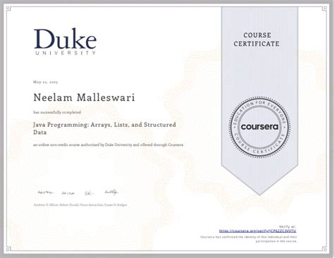 malleswari neelam on linkedin java data programming coursera