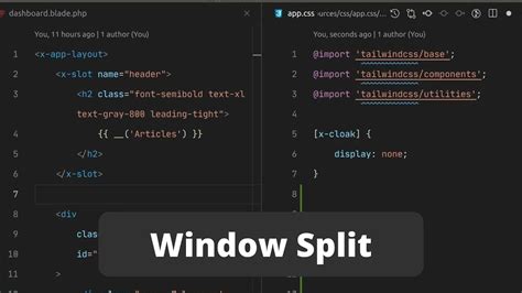 Split The Window In Vscode