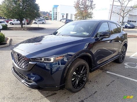 Deep Crystal Blue Mica 2023 Mazda Cx 5 Turbo Awd Exterior Photo