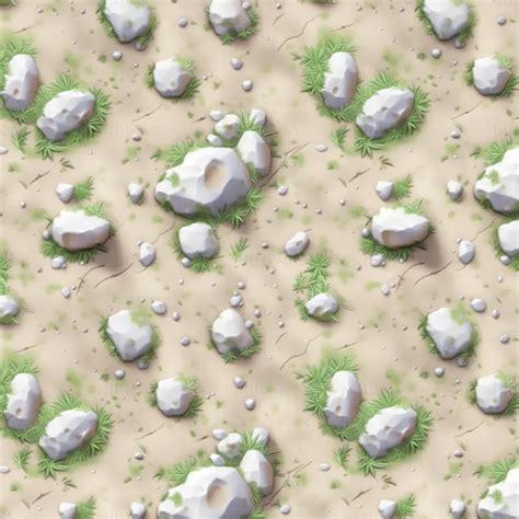 Handpainted Grass Ground Seamless Texture