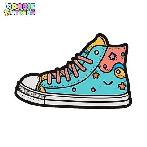 Stl File High Top Sneakers Cookie Cutter Mold・3d Printer Design To